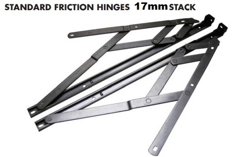 Standard Top Hung Friction Stay -17mm Stack Height